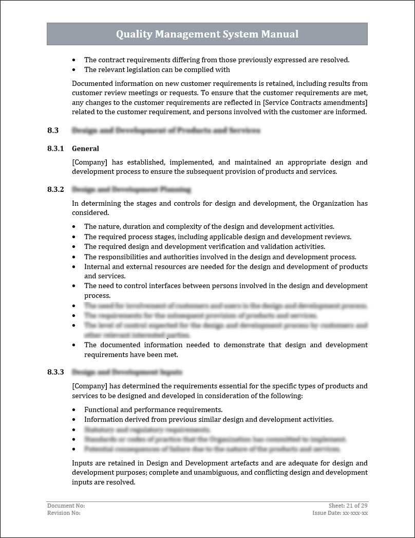 ISO 9001:QMS Quality Management System Manual Template – IT Governance ...