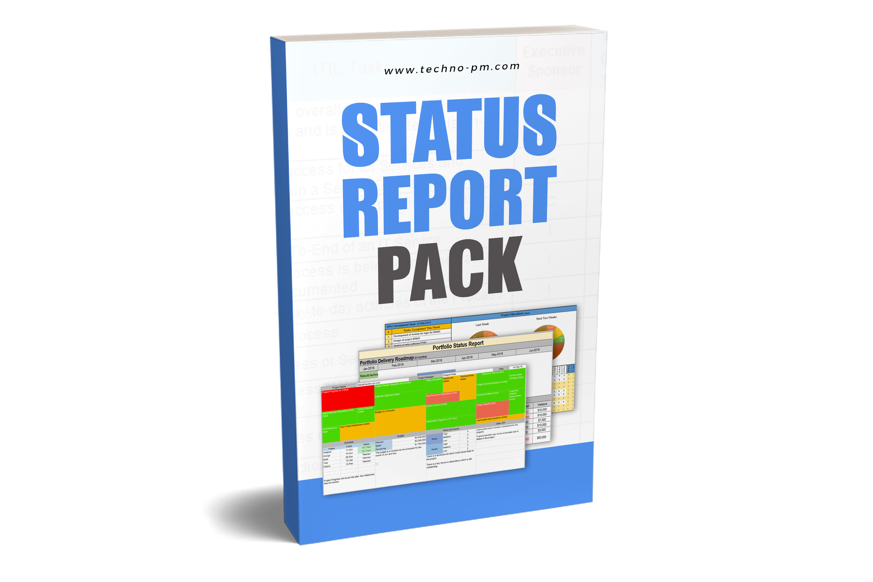 Project Status Reports (42 templates) – IT Governance Framework